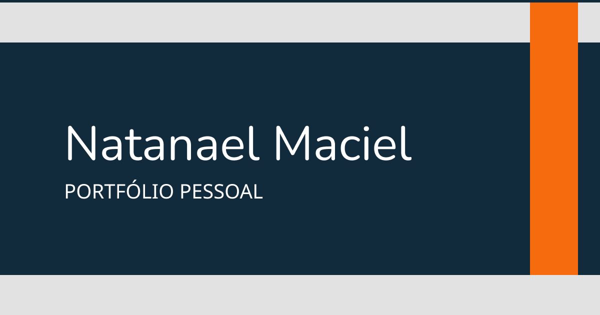 Natanael Maciel - Portfólio